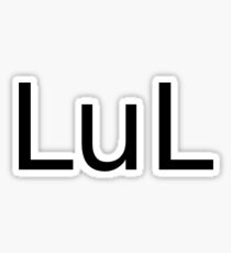 Lul Stickers | Redbubble