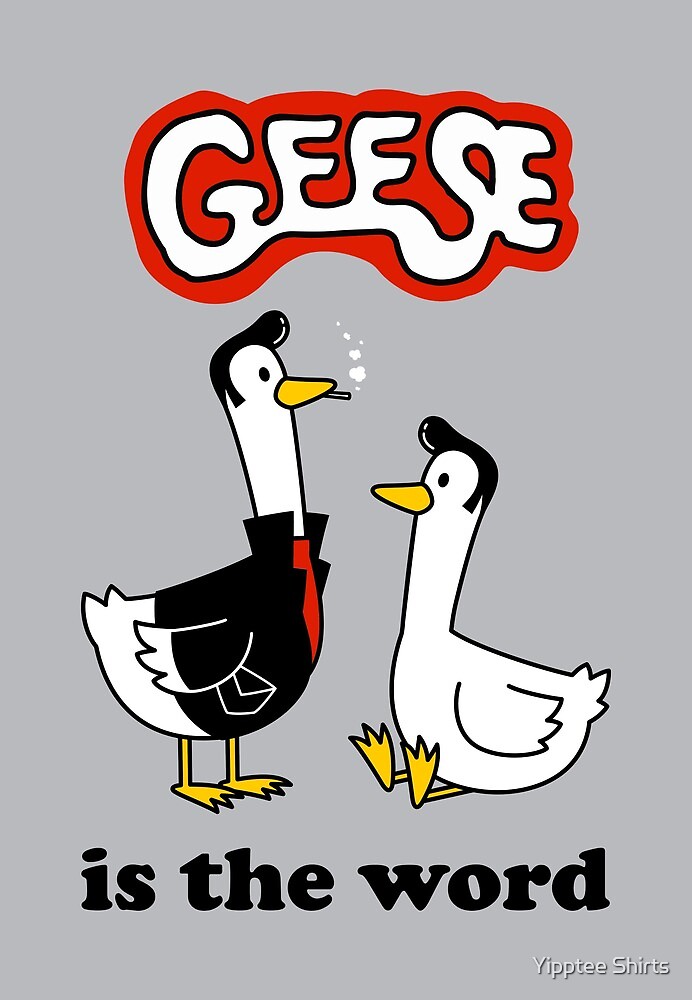 "Geese Is The Word" by Yipptee Shirts | Redbubble