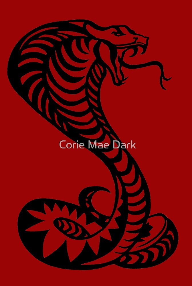 "King Cobra | Snake Design" by Corie Mae Dark | Redbubble
