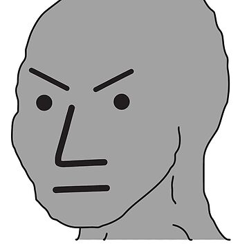 "SJW - NPC MEME OFFENDED!" Essential T-Shirt for Sale by ...