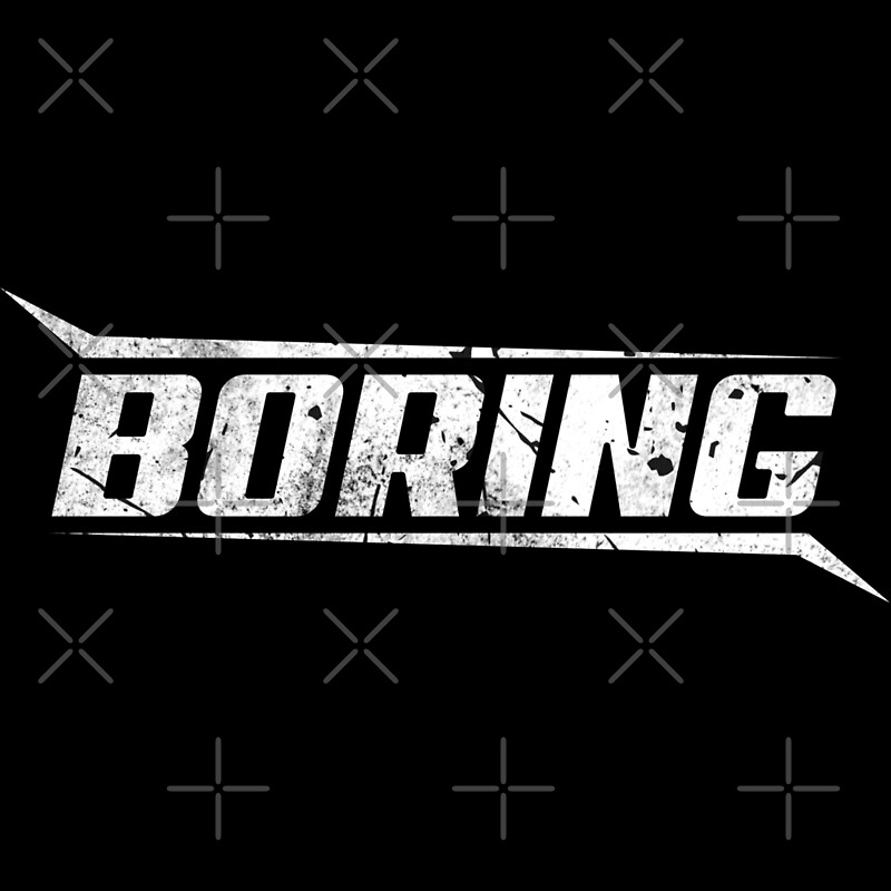 "Boring Text Pro" by unihammer | Redbubble