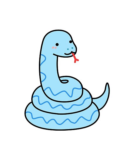 "Kawaii Snake" Poster by kawaiilife | Redbubble