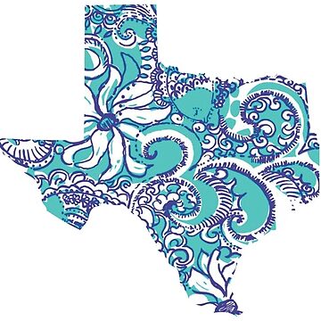 "Texas Lilly Print" Sticker for Sale by Calliewilleford | Redbubble