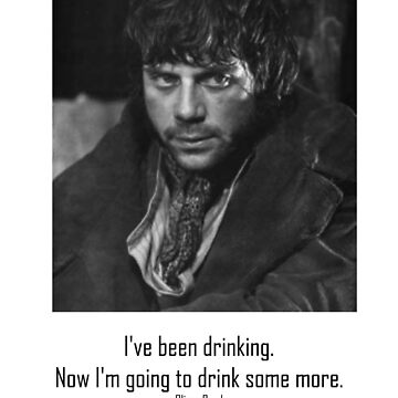"Oliver Reed Drinking" Essential T-Shirt for Sale by mfm457 | Redbubble