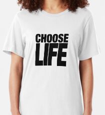 Choose Life Font T-Shirts | Redbubble