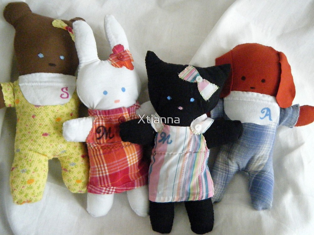 "Custom Upcycled Plush" by Xtianna | Redbubble