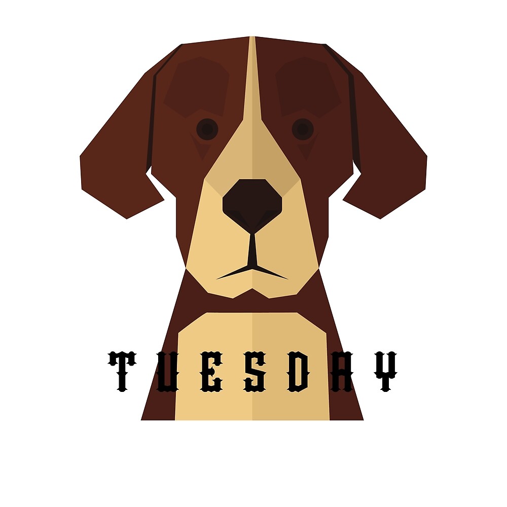 "Tuesday Dog" by Gail-Z | Redbubble