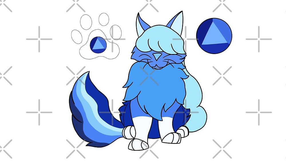 "Sapphire the Cat" by FrogRemy33 | Redbubble