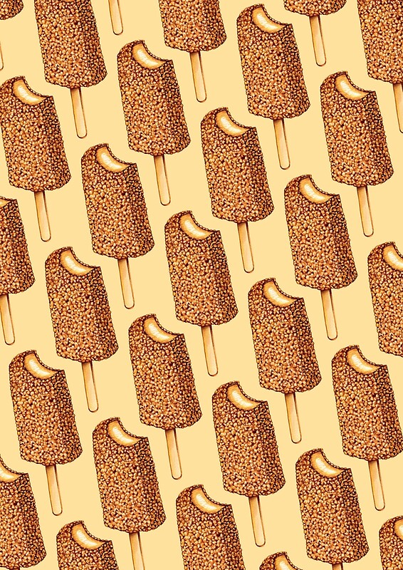 "Golden Gaytime Pattern" by Kelly Gilleran | Redbubble