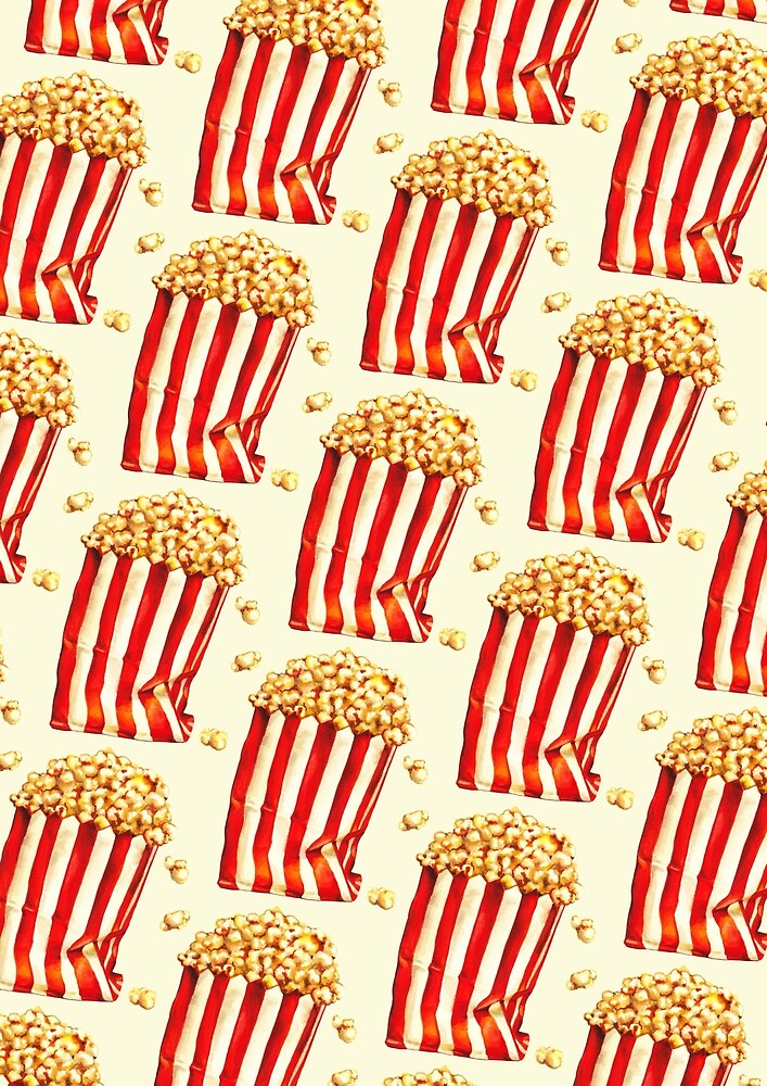 "Popcorn Pattern" by Kelly Gilleran | Redbubble