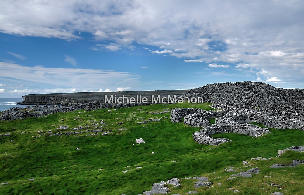 "the black fort, inishmore" by Michelle McMahon | Redbubble