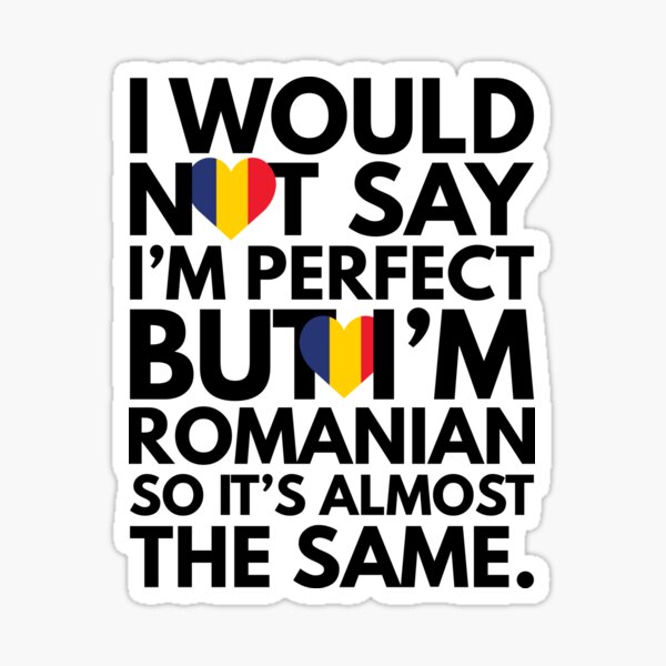 Romanian Joke Stickers | Redbubble