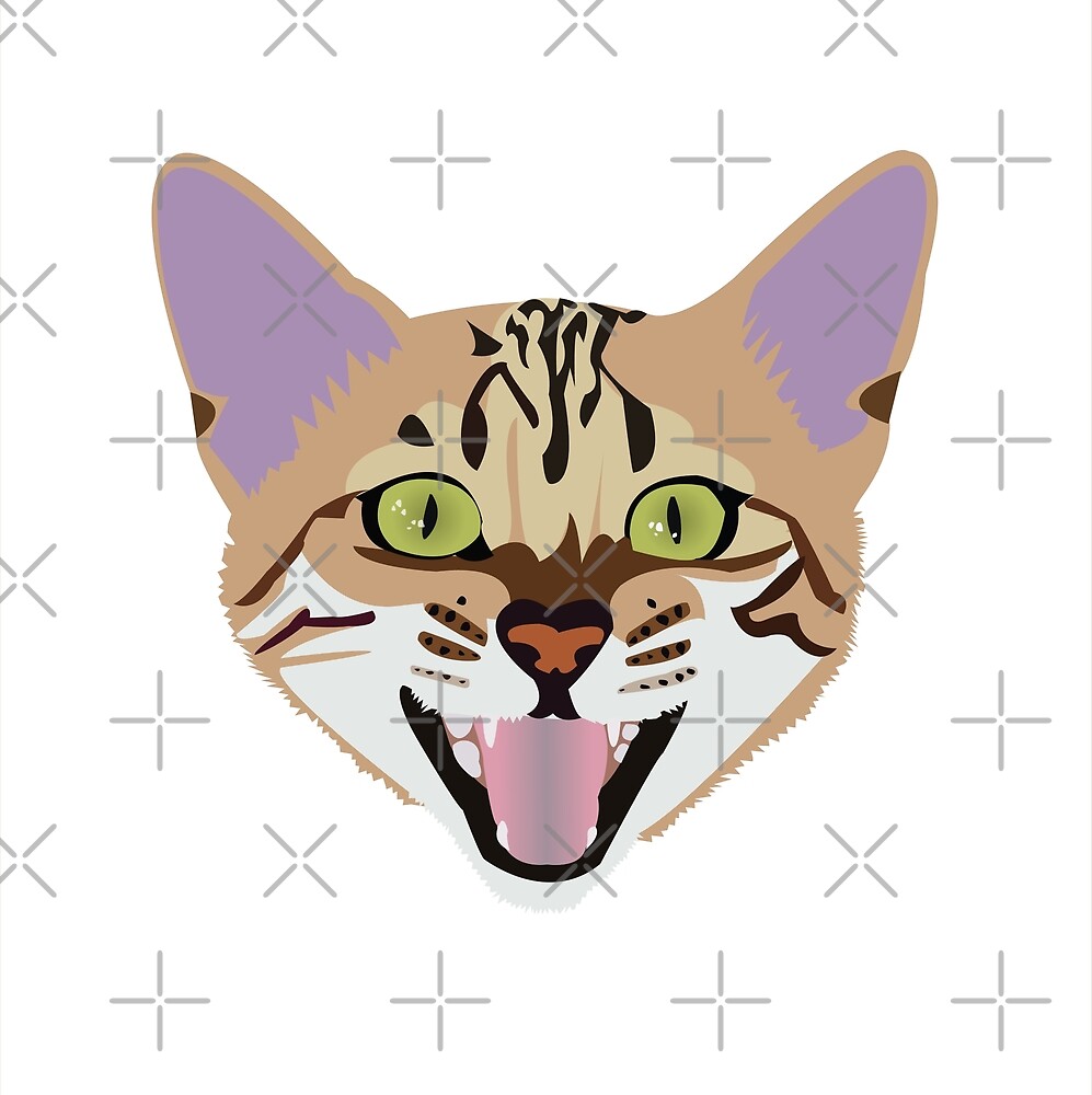 "Bengal Cat" by KCPetPortraits | Redbubble