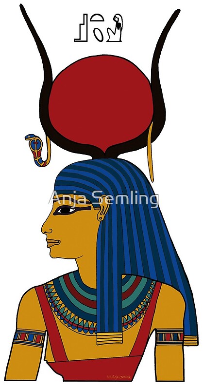 "ASET I goddess of Egypt" by Anja Semling | Redbubble