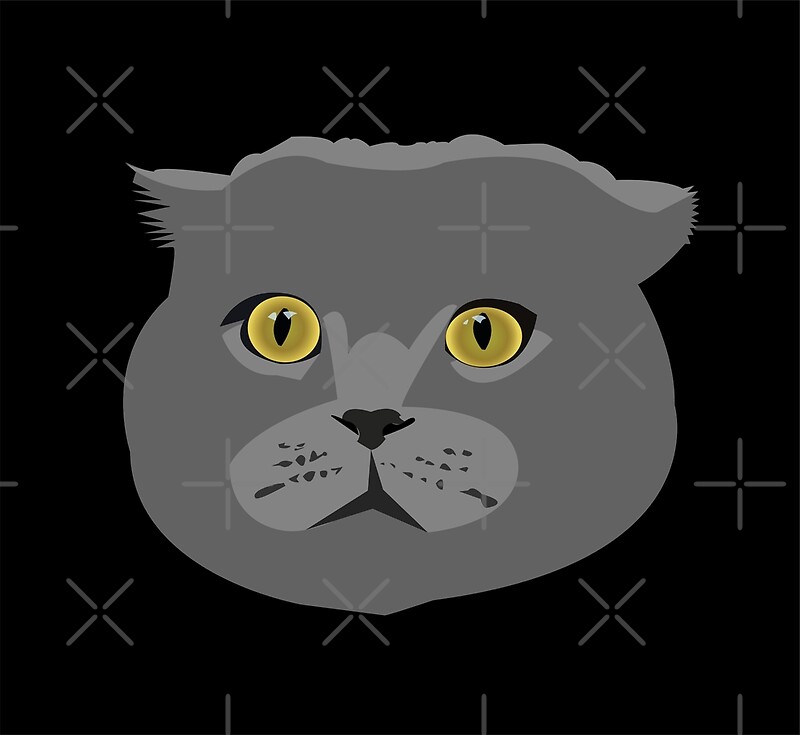 "Russian Blue Cat" by KCPetPortraits | Redbubble