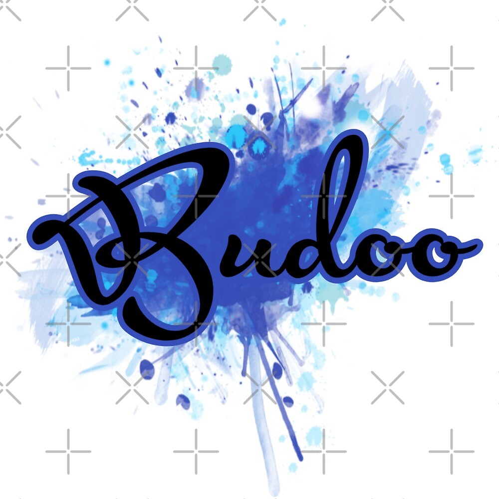 "Budoo graffiti blue" by Beautifultd | Redbubble