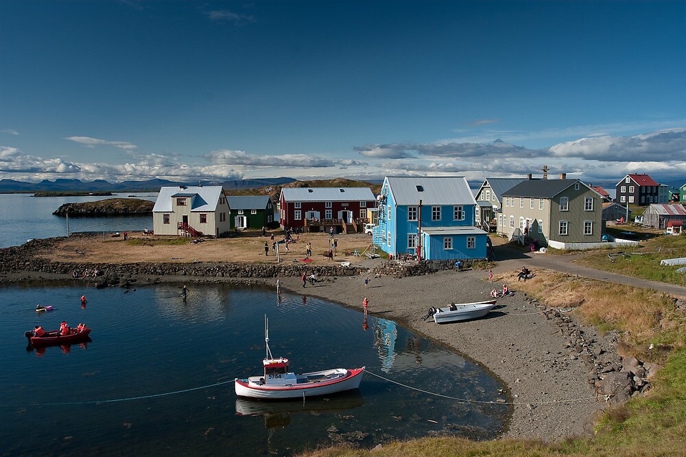 "Island of Flatey, Iceland" by Agnar Danielsson | Redbubble