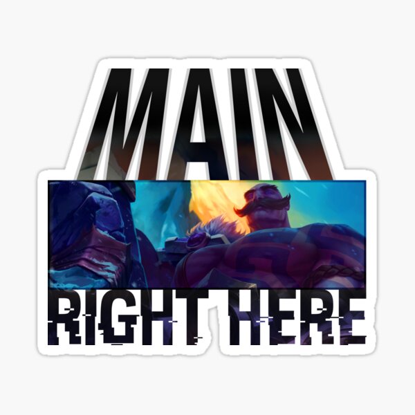 League Of Legends Braum Stickers | Redbubble