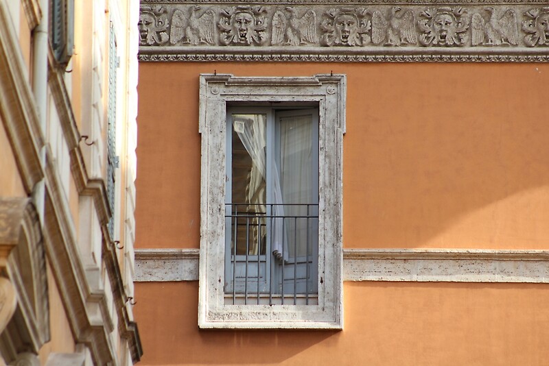 "Roman Window Architecture Ancient Facade Rome Italy " by Anna Lemos ...
