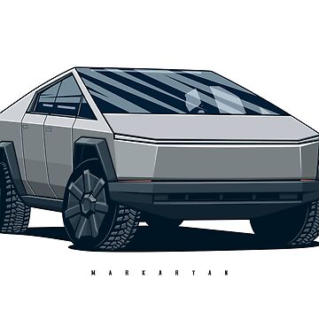 "Cybertruck" Poster for Sale by OlegMarkaryan | Redbubble