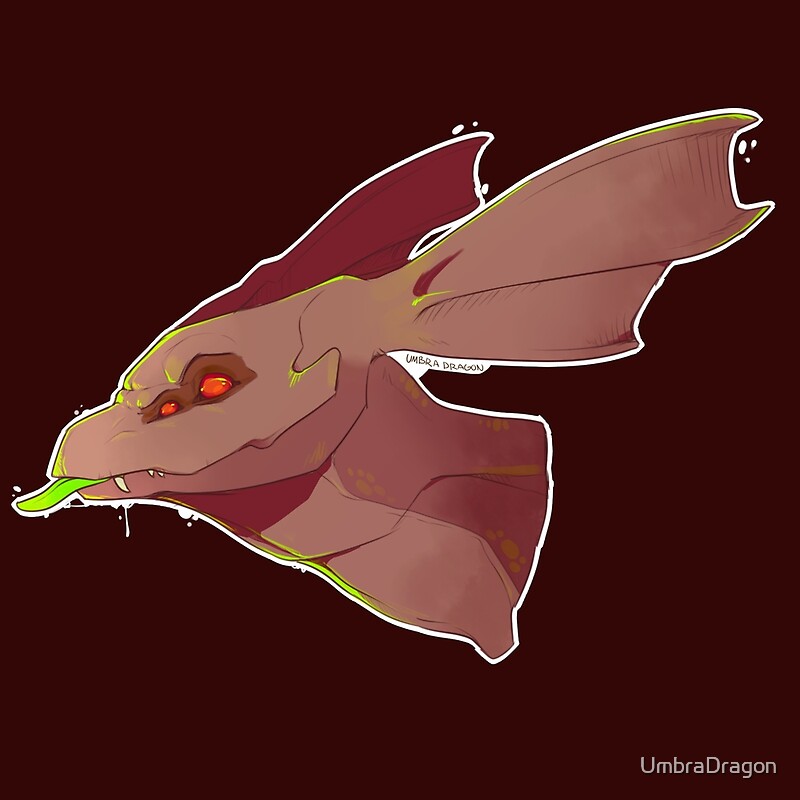 "Blighted Mirror- Flight Rising" by UmbraDragon | Redbubble