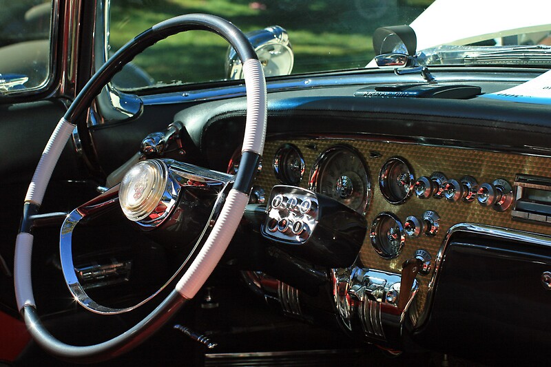 "1956 Packard Caribbean Interior" by Margan Zajdowicz | Redbubble