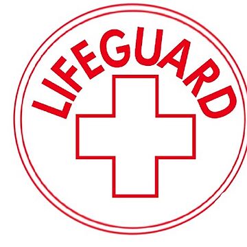 "Lifeguard" Sticker for Sale by celineberge | Redbubble