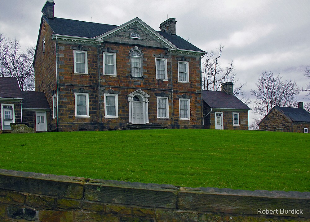 "The Isaac Meason Mansion" by Robert Burdick | Redbubble