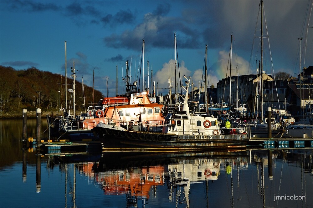 "Stornoway Harbour" by jmnicolson | Redbubble