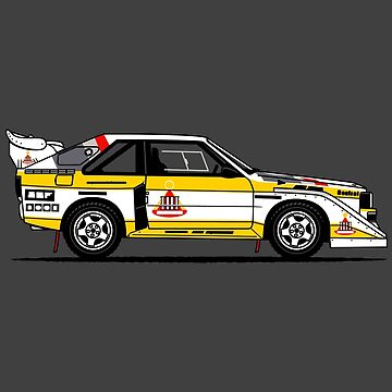 "S1 Group B Classic Rally Car" Sticker for Sale by Design by Twain ...