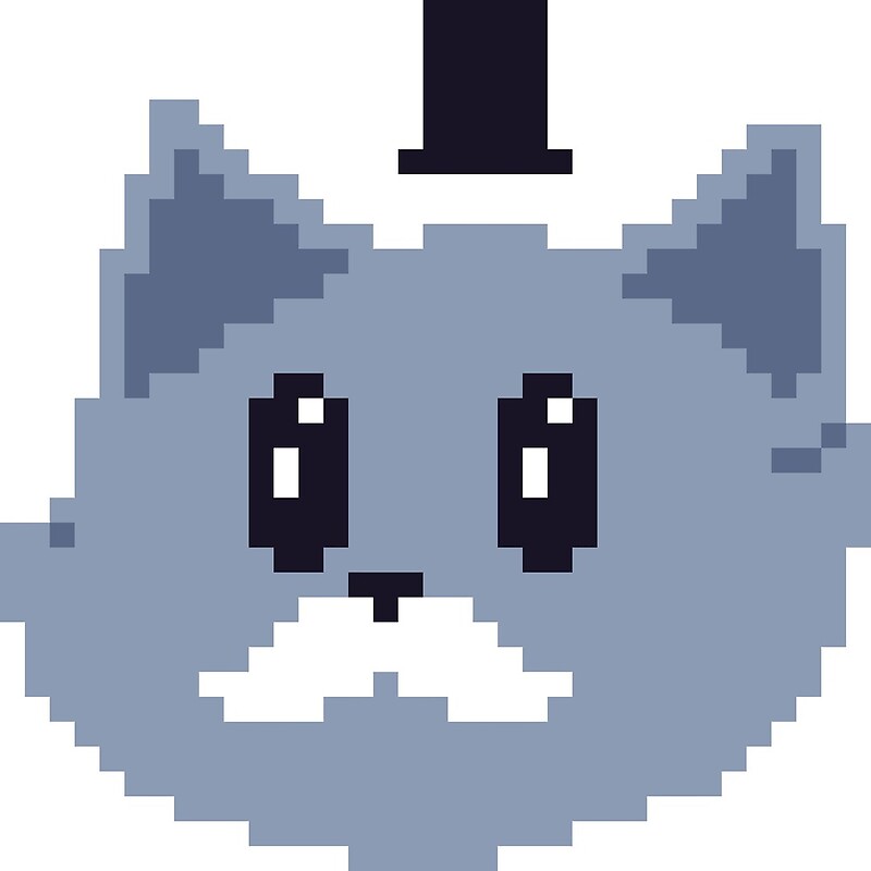 "Mr. PixelCat" by KingKelpo | Redbubble