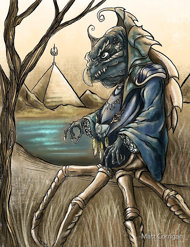 "Pyramid beast" by Matt Corrigan | Redbubble