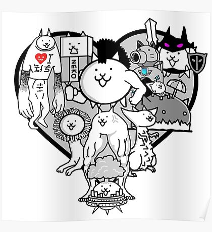 Battle Cats Posters | Redbubble