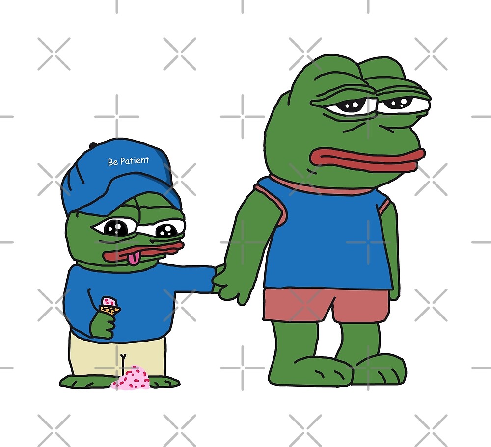 "PepeTheFrog and Pepe The Helper Brother Apu Apustaja with ice cream ...