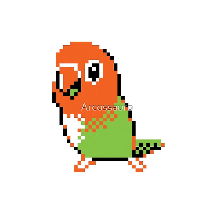 "Lovebird sprite" by Arcossauro | Redbubble