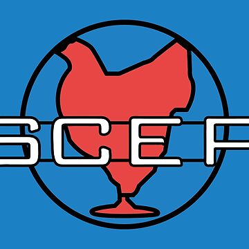 Sticker avec l'œuvre « SCEP - Logo original - OSS 117 » de l'artiste ...