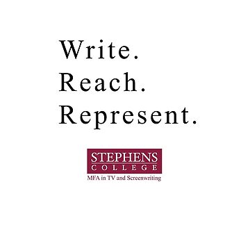 "Write. Reach. Represent." Sticker for Sale by Douglas E. Welch | Redbubble