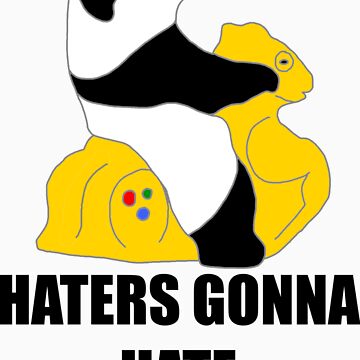 "Haters Gonna Hate: Panda" Essential T-Shirt for Sale by Krydel | Redbubble