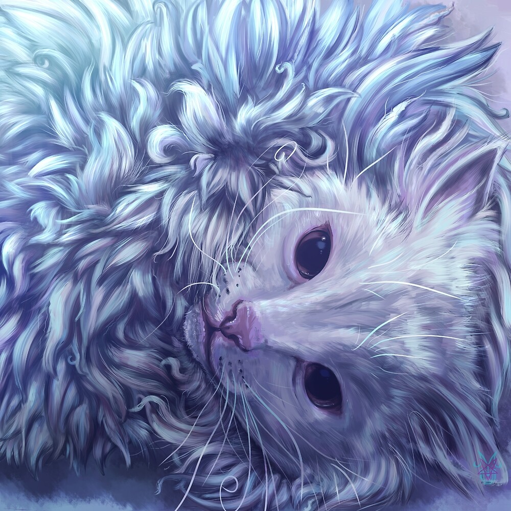 "The Majestic Floof - Beautiful Cat Art" by Thurstonwaffles | Redbubble