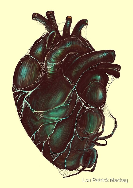 "Rotten Heart" Posters by Lou Patrick Mackay | Redbubble