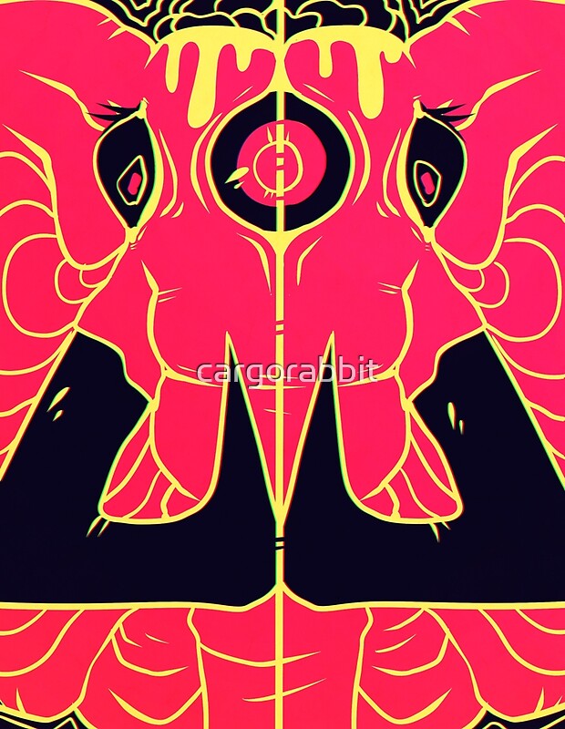 "Third Eye Elephant - Pink" by cargorabbit | Redbubble