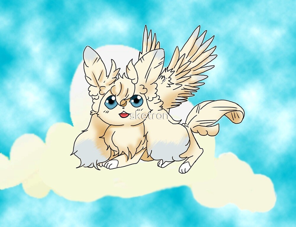 "Flying Type Eeveelution" by sketron | Redbubble