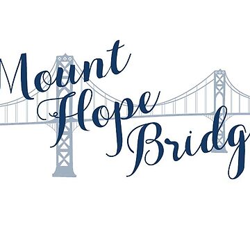 "Mount Hope Bridge" Sticker for Sale by federicomaf23 | Redbubble