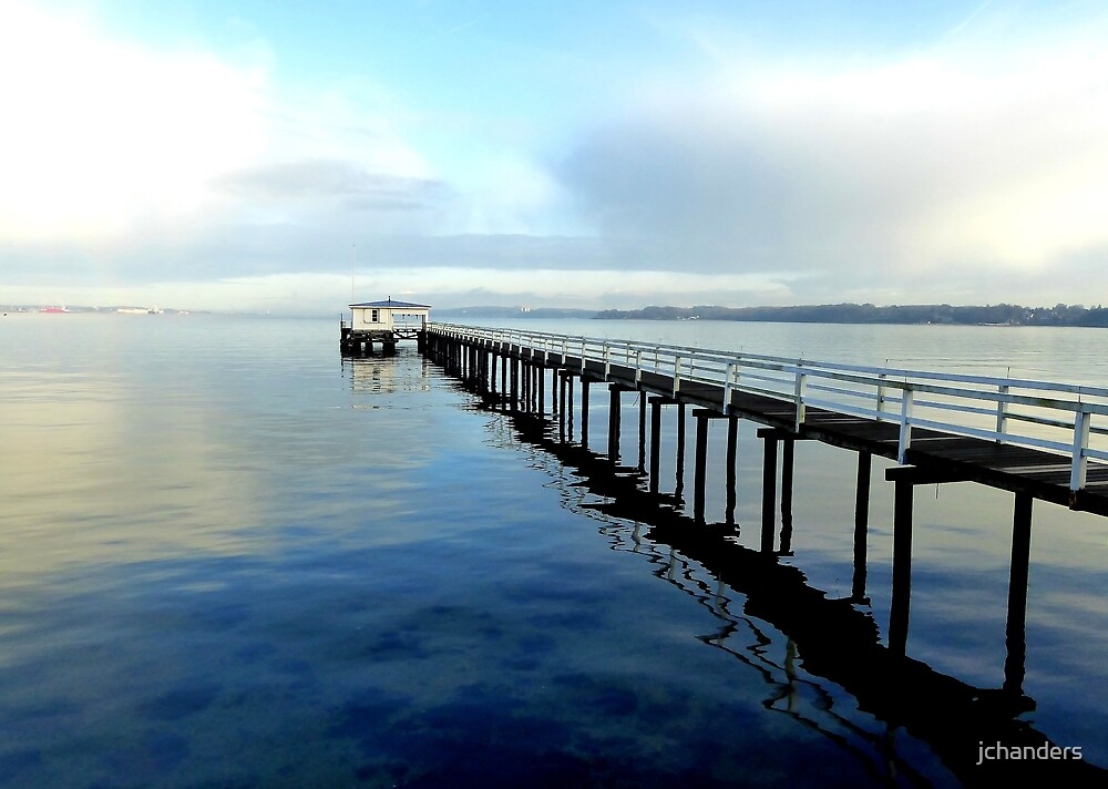 "Just a little jetty in the Kiel Fjord" by jchanders | Redbubble