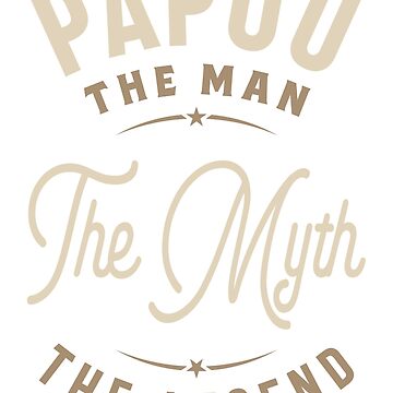 Poster for Sale avec l'œuvre « Papou L'Homme Le Mythe La Légende » de l ...