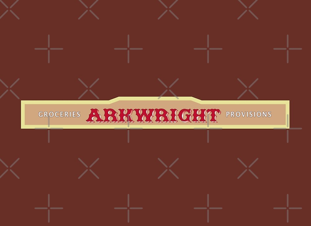 "Arkwright's Shop Sign" by ChrisOrton | Redbubble