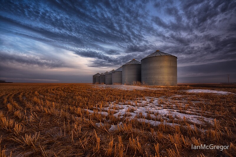 "Spring Silos" by IanMcGregor | Redbubble