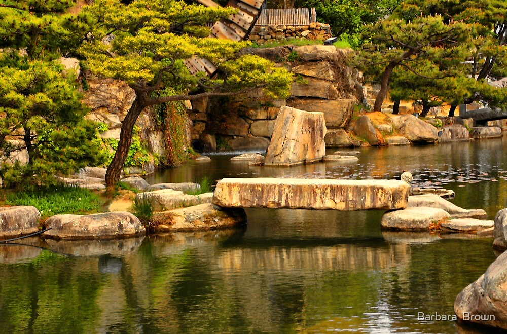 "Serene Garden" by Barbara Brown | Redbubble