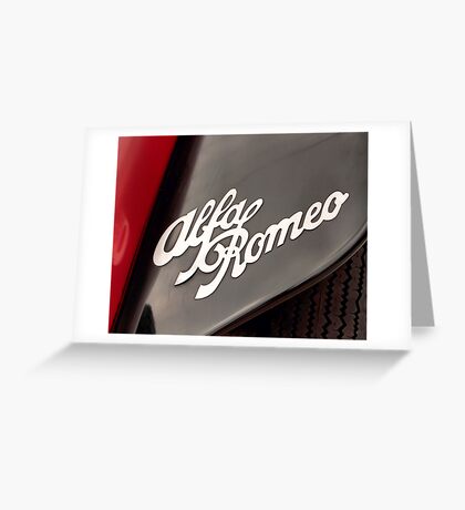 Alfa Romeo: Greeting Cards | Redbubble