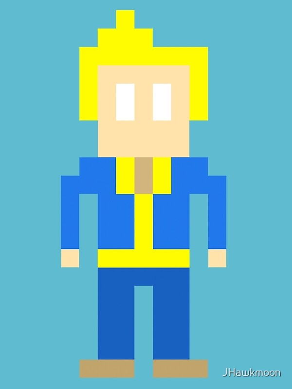 "8-Bit Vault Boy" by JHawkmoon | Redbubble